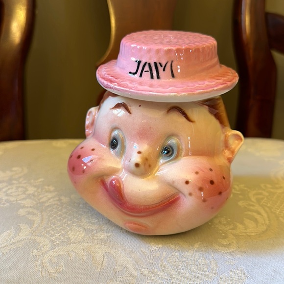 Vintage | Dining | Rare 95s Freckle Face Jam Jar Ceramic American ...
